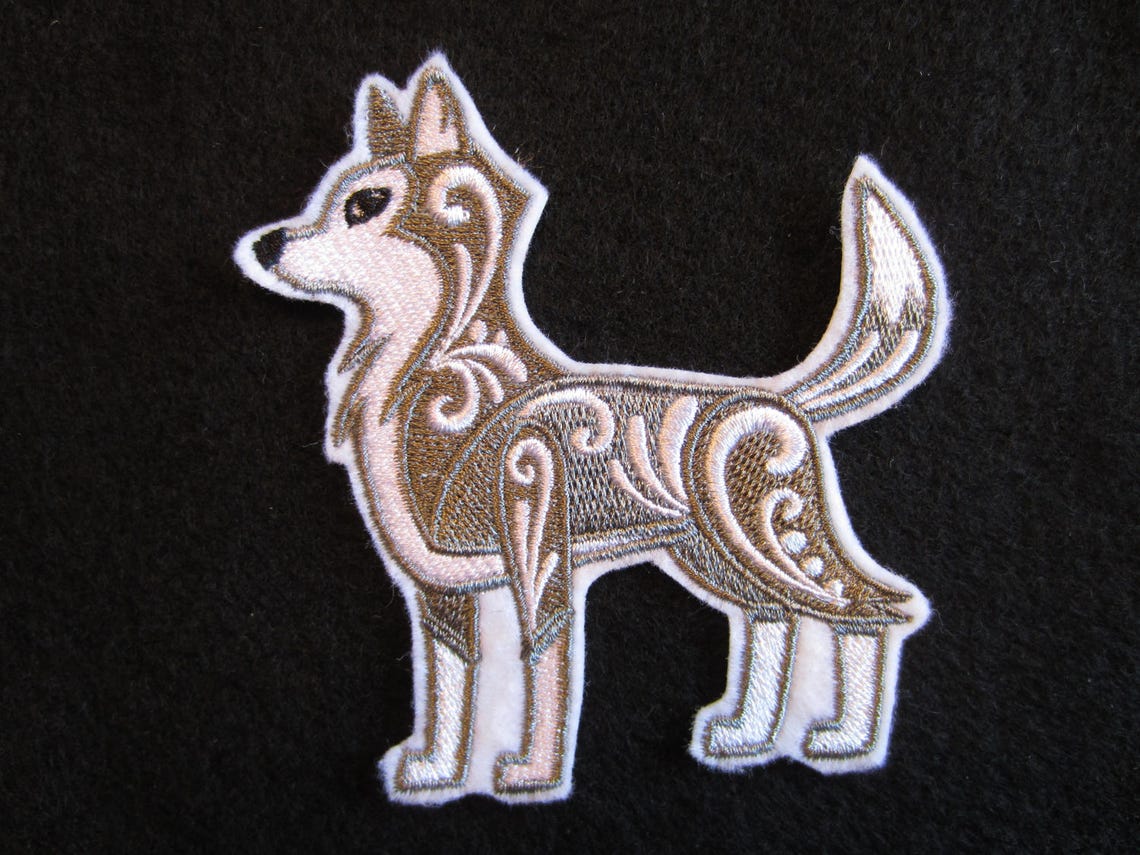 Embroidered Wolf Iron on Patch Wolf Patch Iron on Patch - Etsy