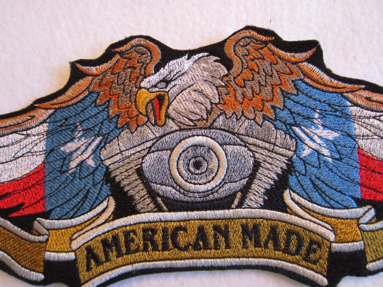 Large Embroidered Eagle Applique Patch Embroidered Iron on - Etsy