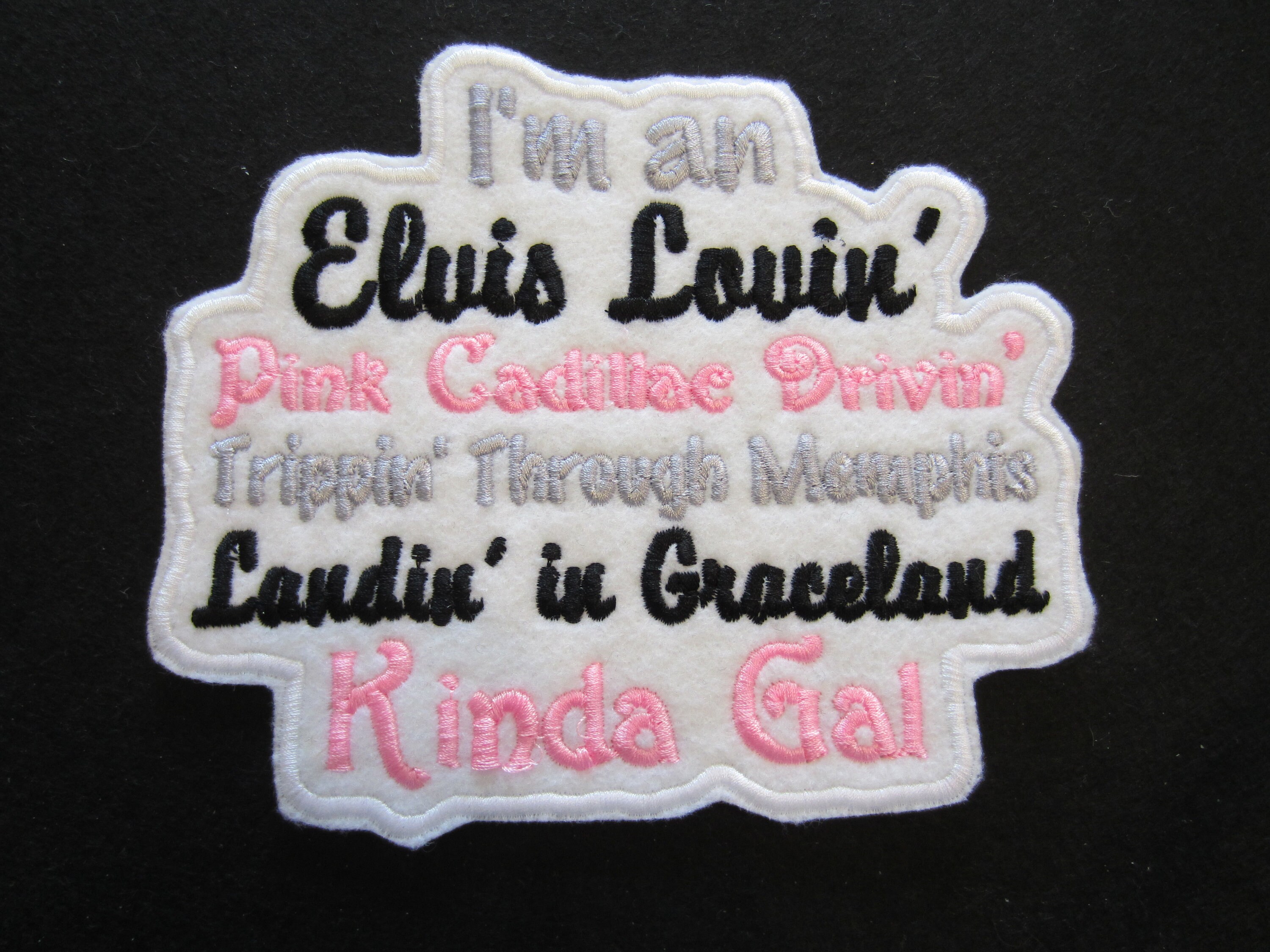 Embroidered Elvis Iron on Patch, Elvis Patch, Elvis Applique, Iron on ...
