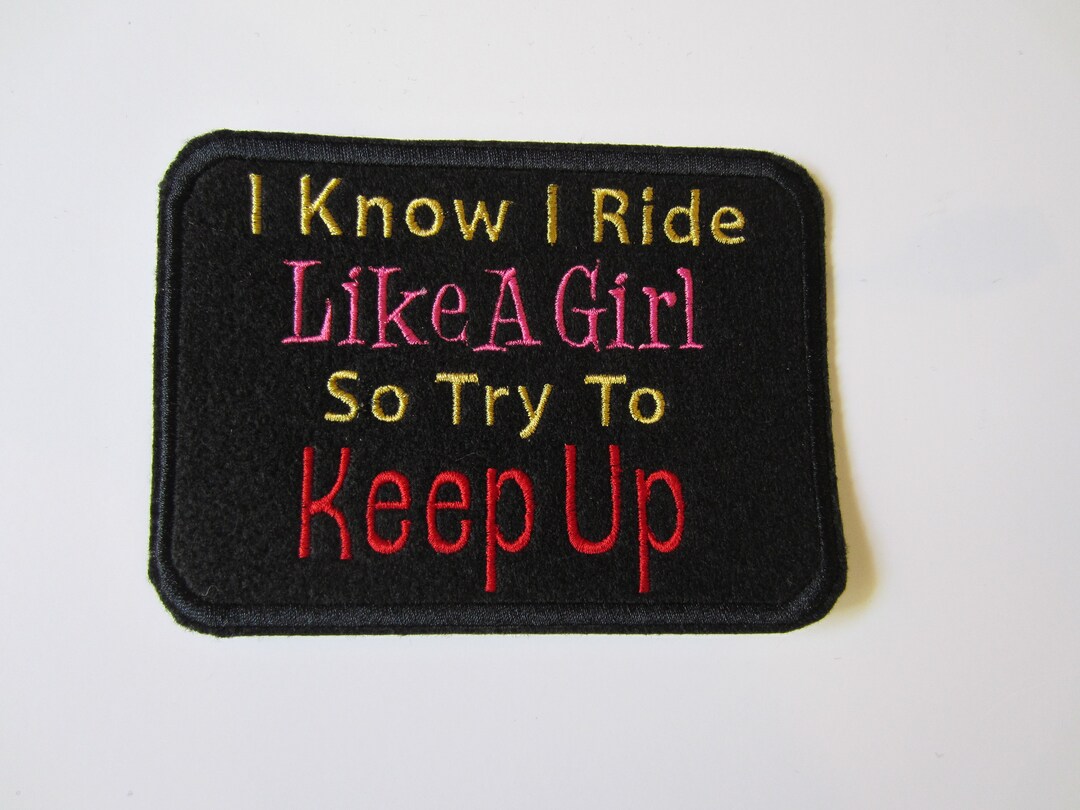 Embroidered Biker Iron on Patch, Biker Patch, Iron on Patch, Motorcycle ...