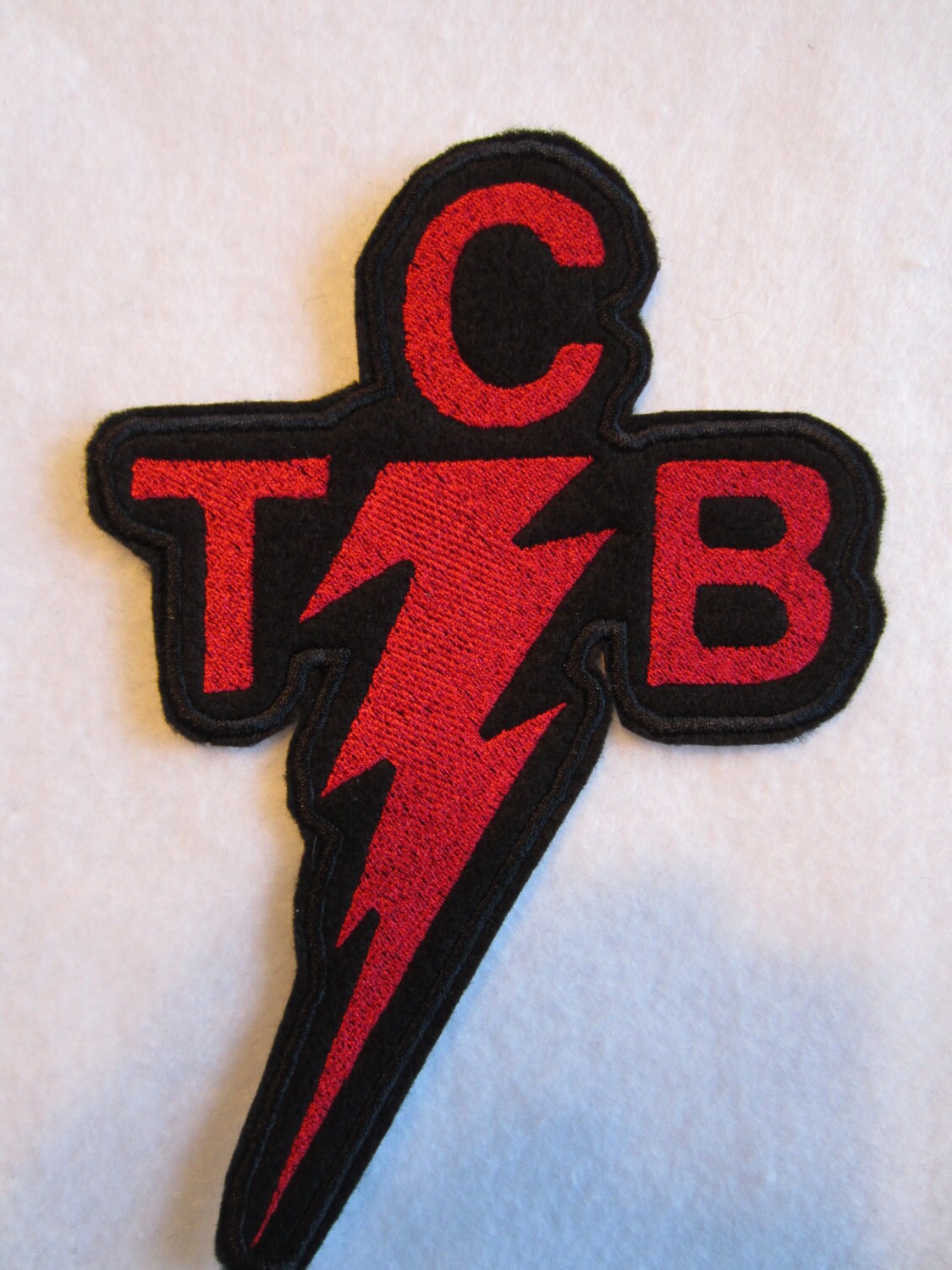 Embroidered TCB Logo Iron on Patch, Custom Colors - Etsy