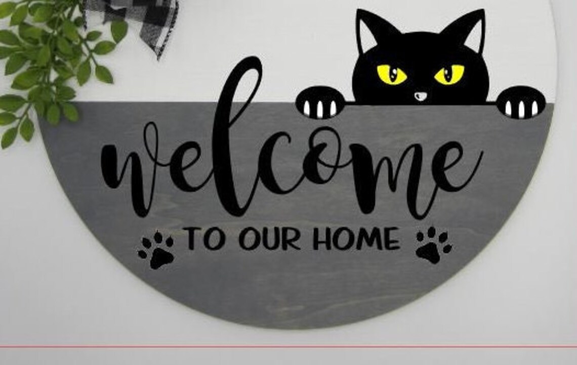 Door Hanger Cat Door Hanger Pets Fur Babies Cat Cats - Etsy
