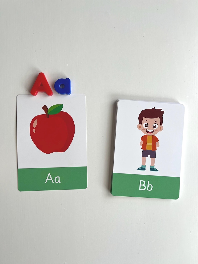 Printable Alphabet Flashcards | A–Z Uppercase & Lowercase Letters With ...