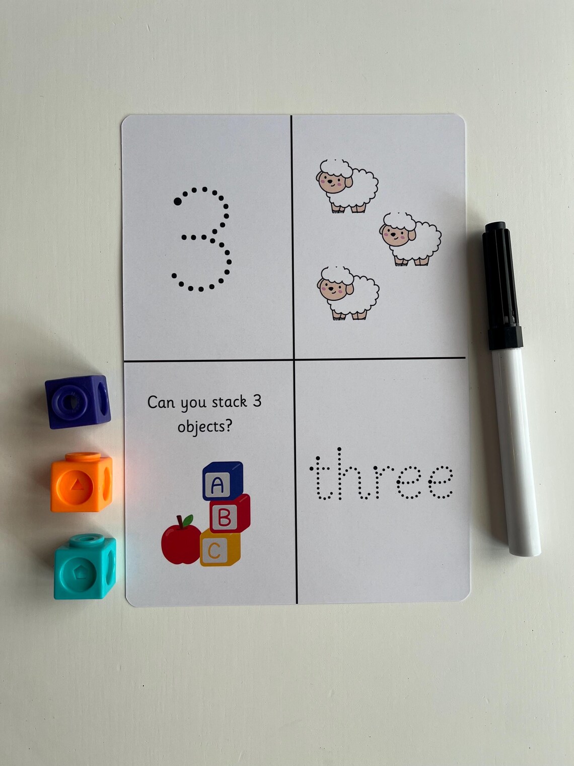 Number Activity Cards 0–10 | Double-sided Pre-school Maths Activity ...