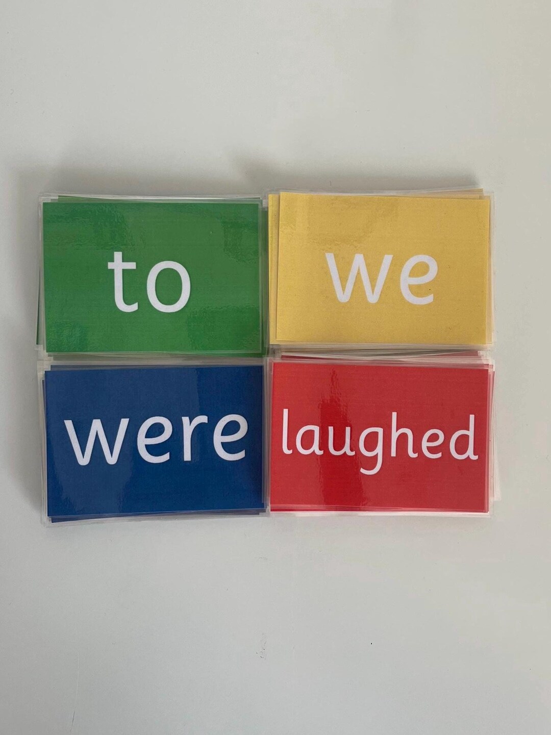 Phonics Common Exception Word Cards Bundle - Phases 2–5 - Read, Trace ...
