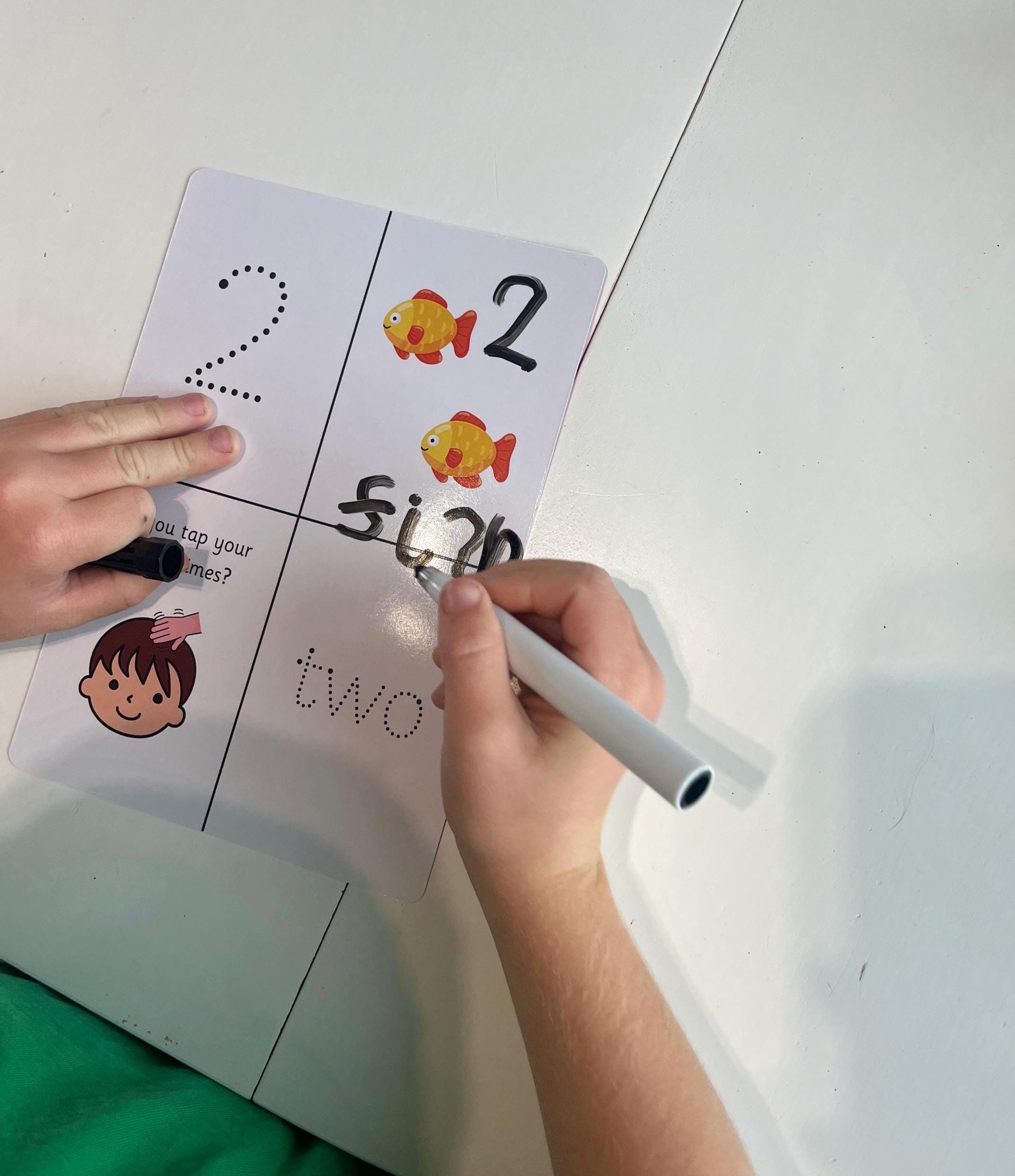 Number Activity Cards 0–10 | Double-sided Pre-school Maths Activity ...