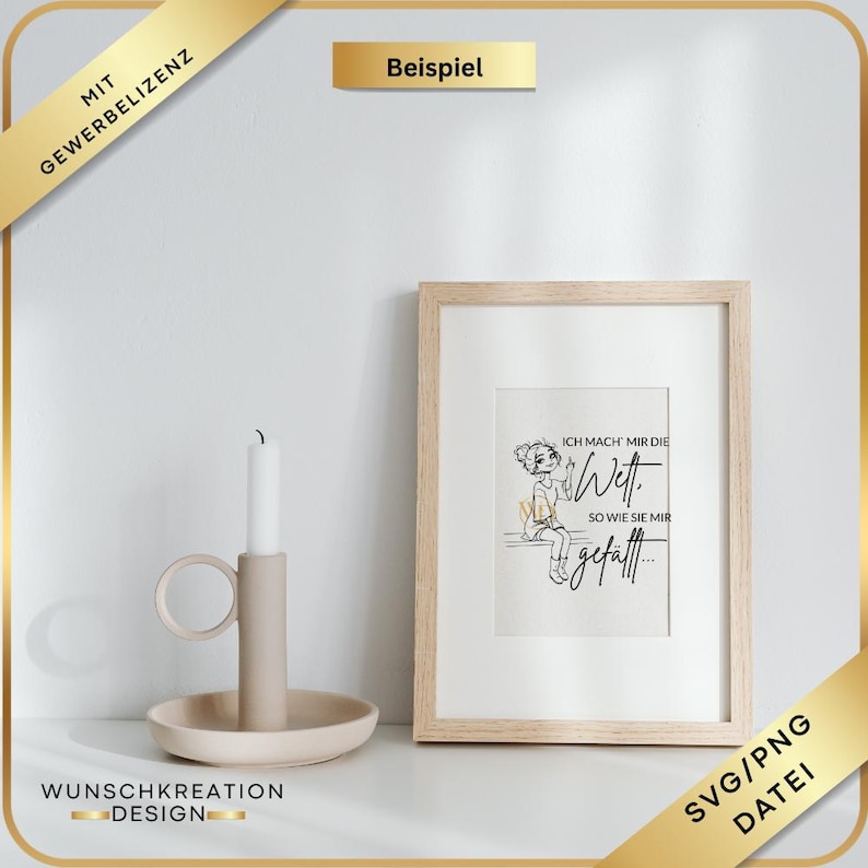 Women's SVG Plotter/laser File With Saying – Hand-drawn Illustration of ...