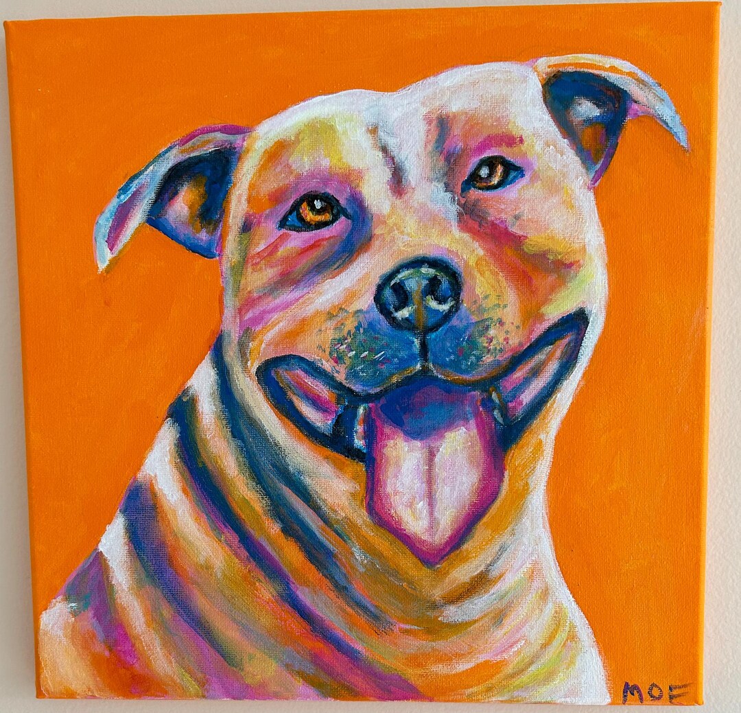 Weird Pit Bull #1 - Etsy