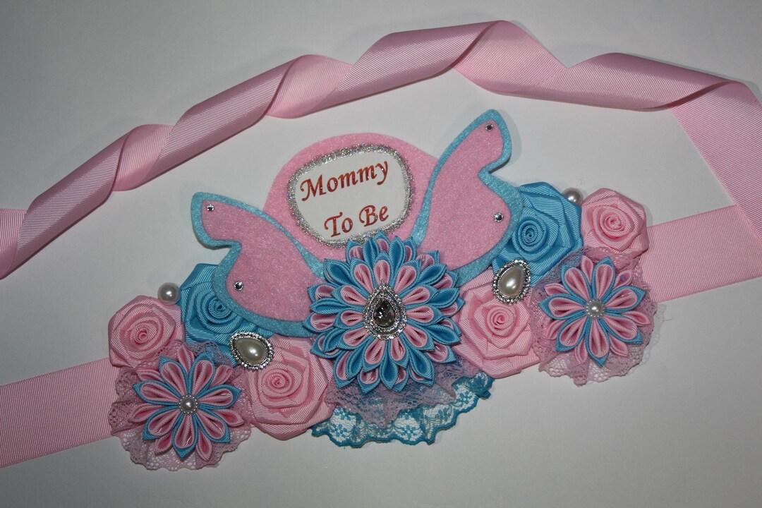 Maternity Sash Lilo and Stitch Pregnancy Gift Mommy to Be Daddy to Be ...