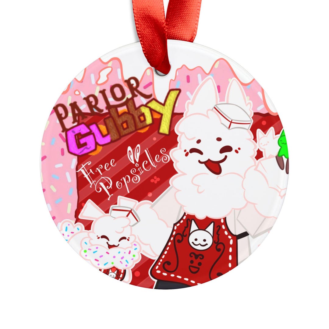 Parlor Gubby | Acrylic Ornament With Ribbon | Elliot From Roblox ...