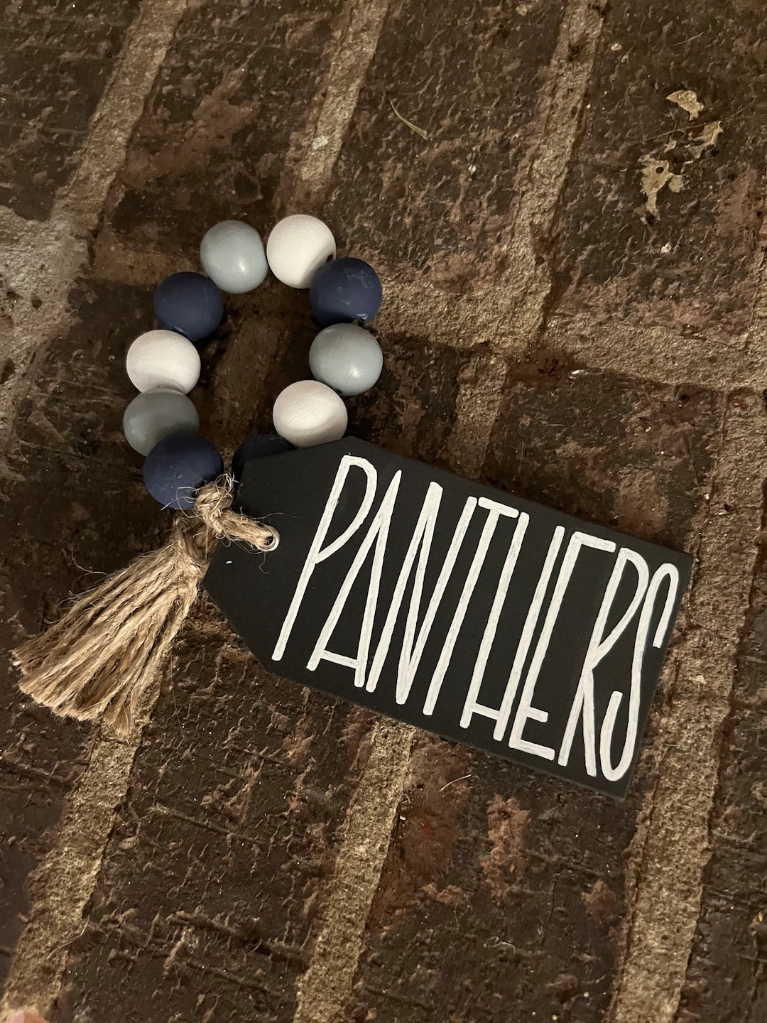 PAC PANTHERS | Football Basketball Team Wood Garland Decor Beads - Etsy