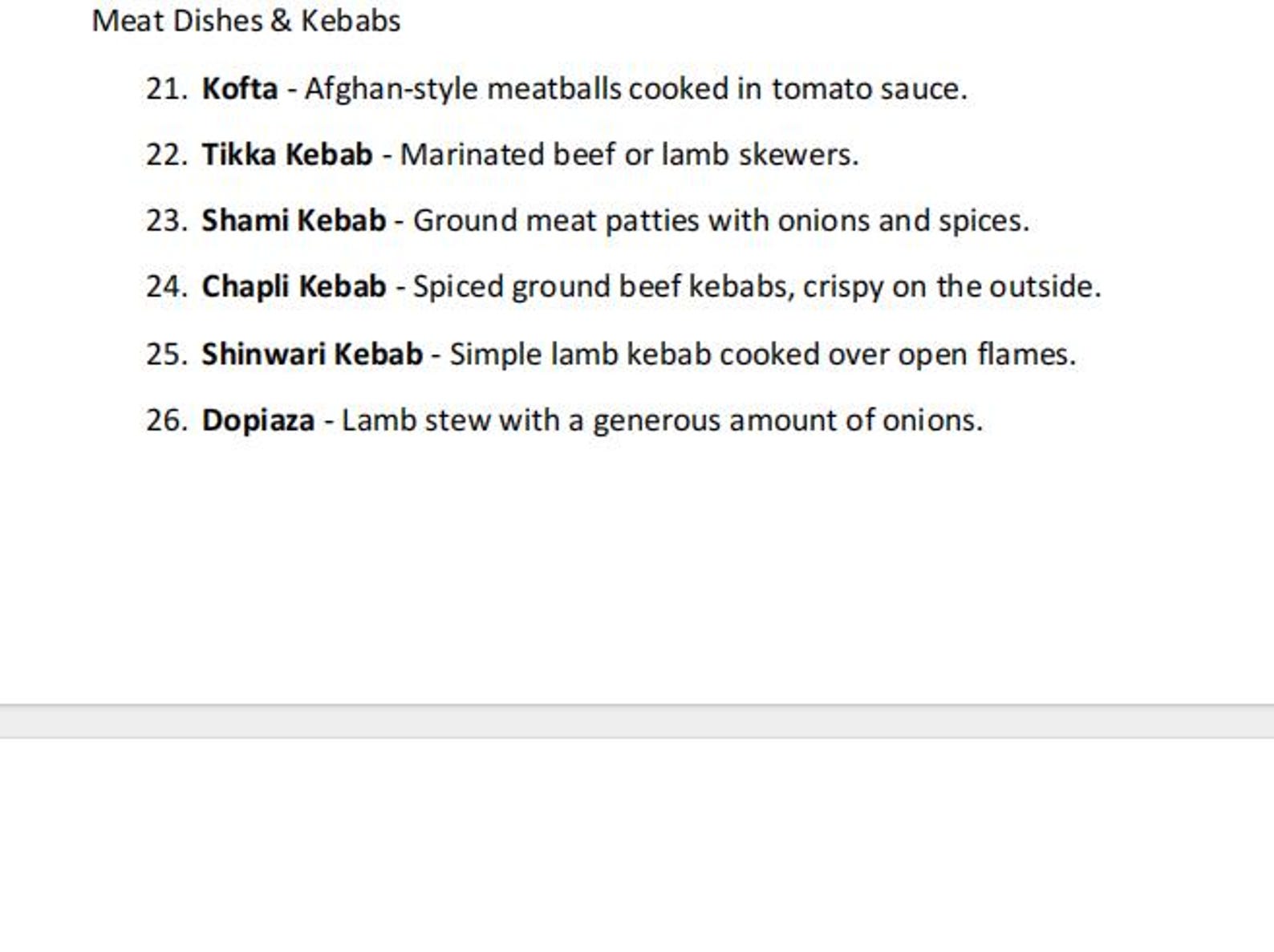 Authentic Afghan Recipes | Traditional Afghan Cooking Guide - Etsy