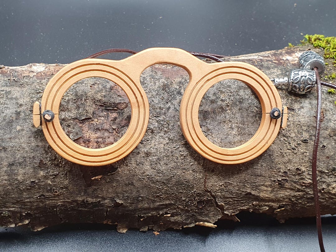 Medieval Olive Wood Spectacles, Model "loki" - Etsy