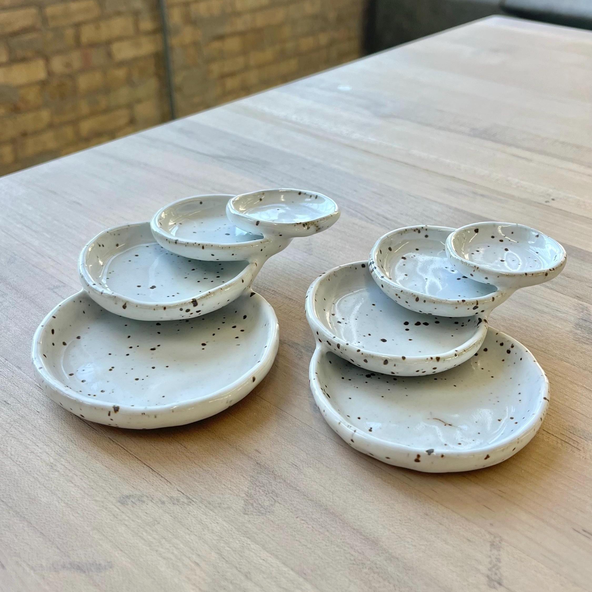 Stacked Ceramic Stoneware Ring Dish - Etsy
