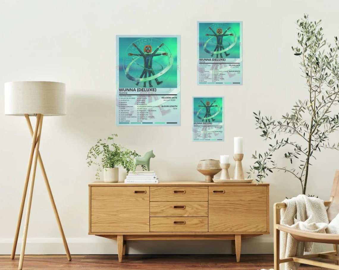 Gunna Album Cover Poster | WUNNA (DELUXE) - Etsy