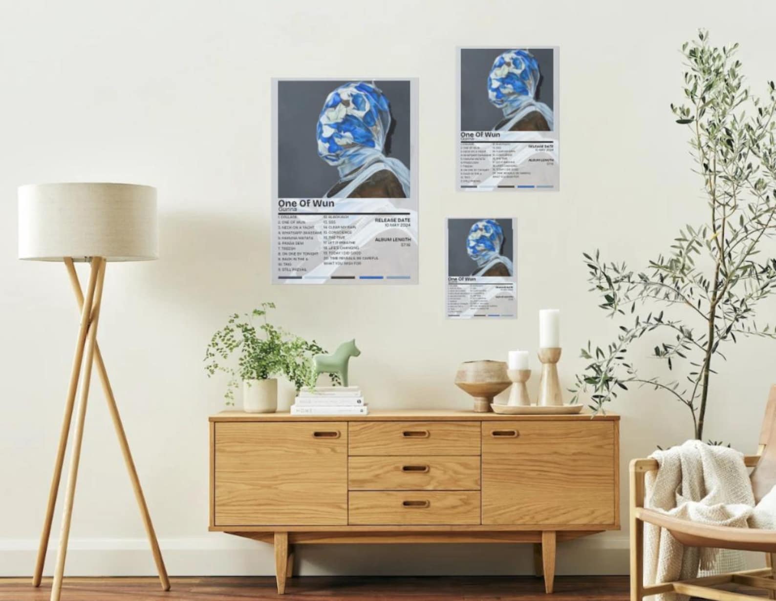 Gunna Album Cover Poster | ONE OF WUN - Etsy