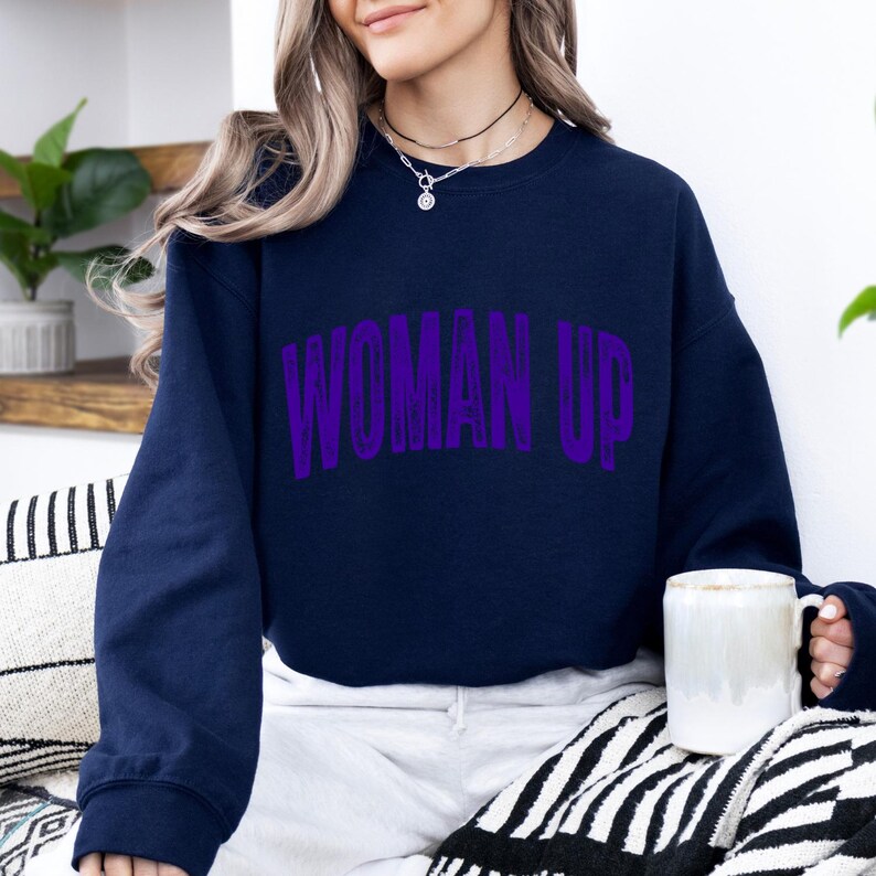 Woman up Hoodie – Empowering Feminist Sweatshirt, Strong Women ...