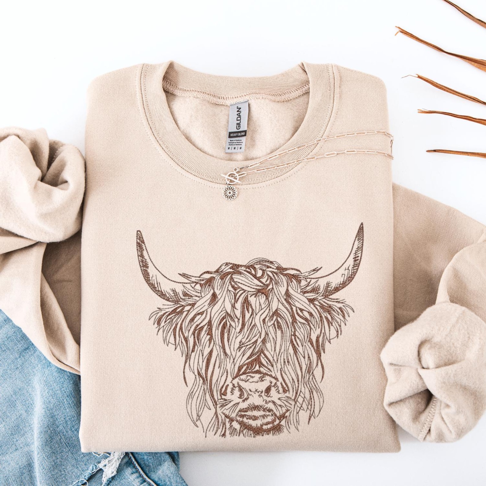 Highland Cow Hoodie, Country Hoodie, Western Sweatshirt, Highland Cow ...