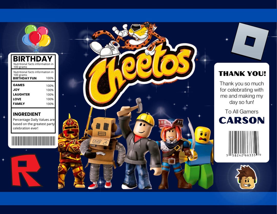 Roblox Custom Chip Bags - Etsy