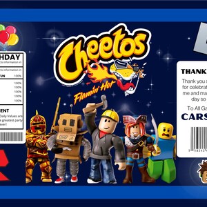 Roblox Custom Chip Bags - Etsy