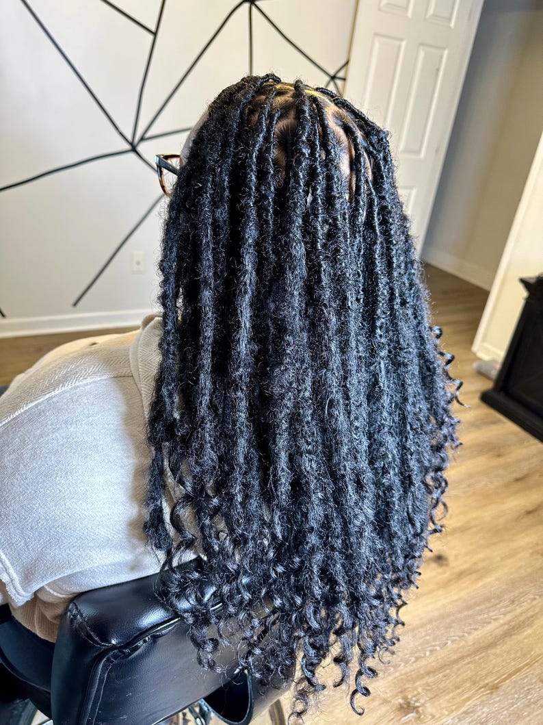 Handmade Faux Crochet Synthetic Locs Nubian - Etsy