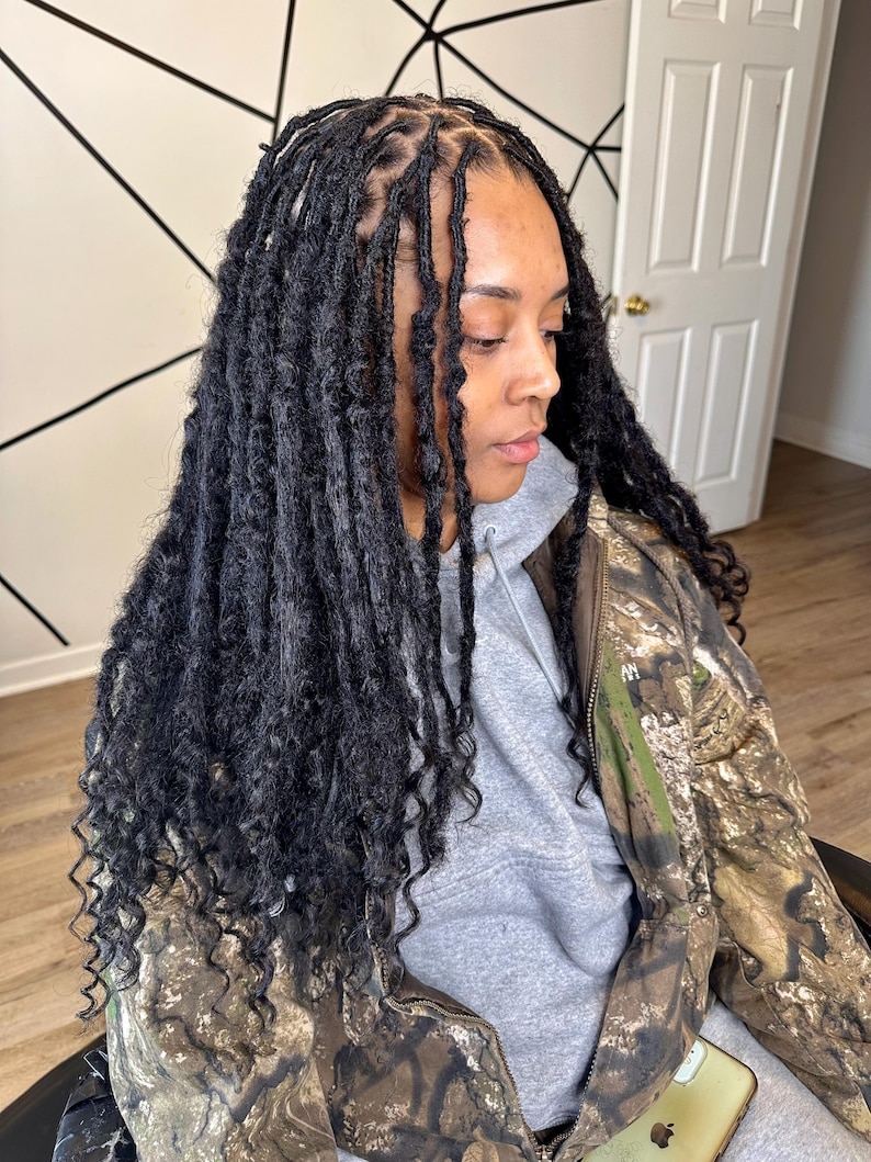 Handmade Faux Crochet Synthetic Locs Nubian - Etsy