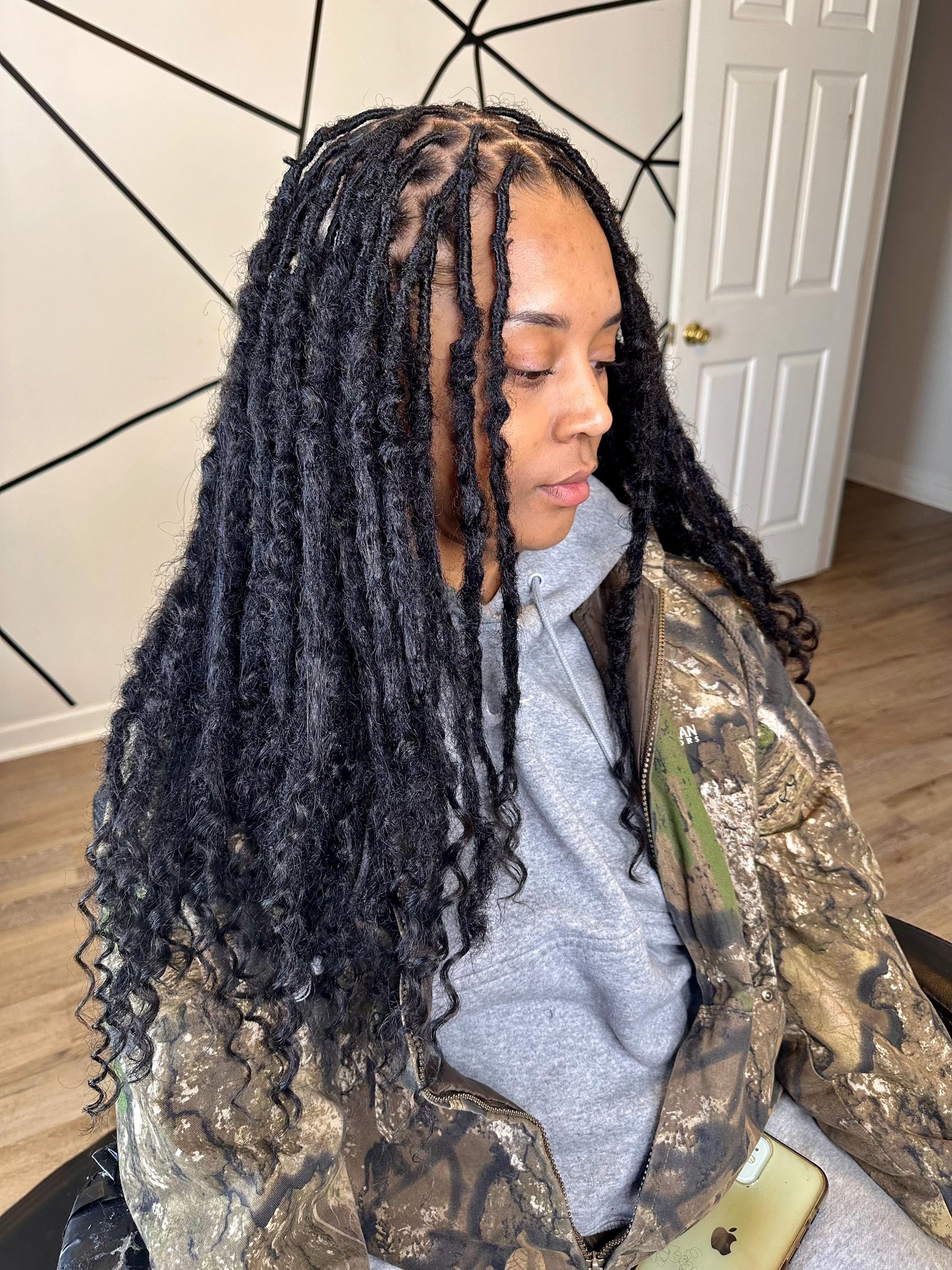 Handmade Faux Crochet Synthetic Locs - Etsy