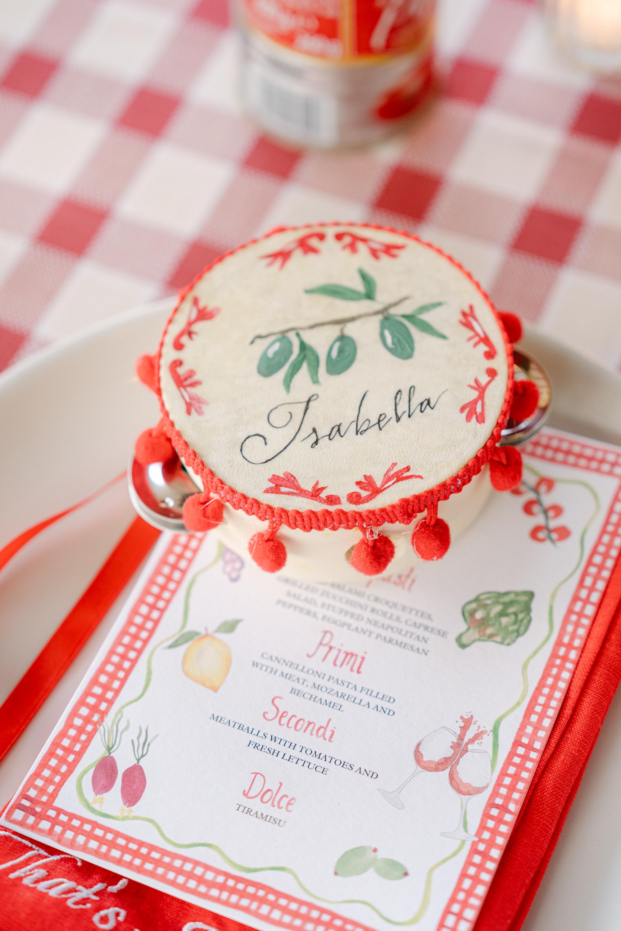 Custom Watercolor Italian Dinner Menu Template, Traditional Italian ...