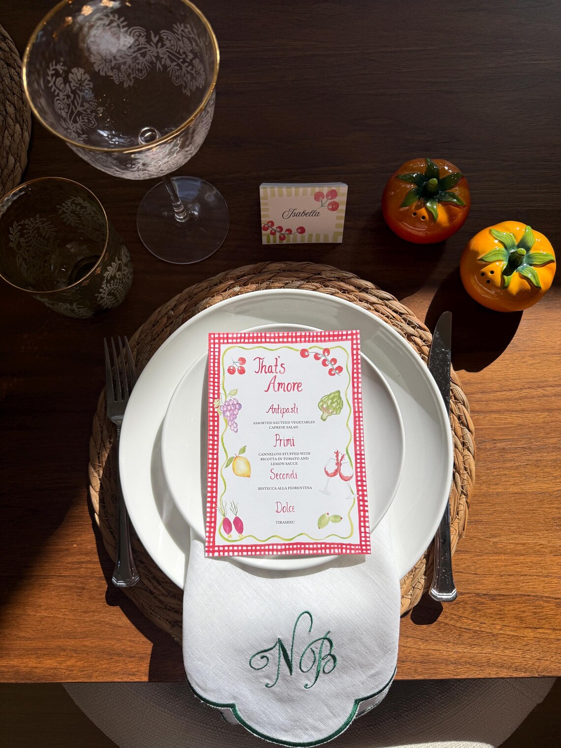 Custom Watercolor Italian Dinner Menu Template, Traditional Italian ...