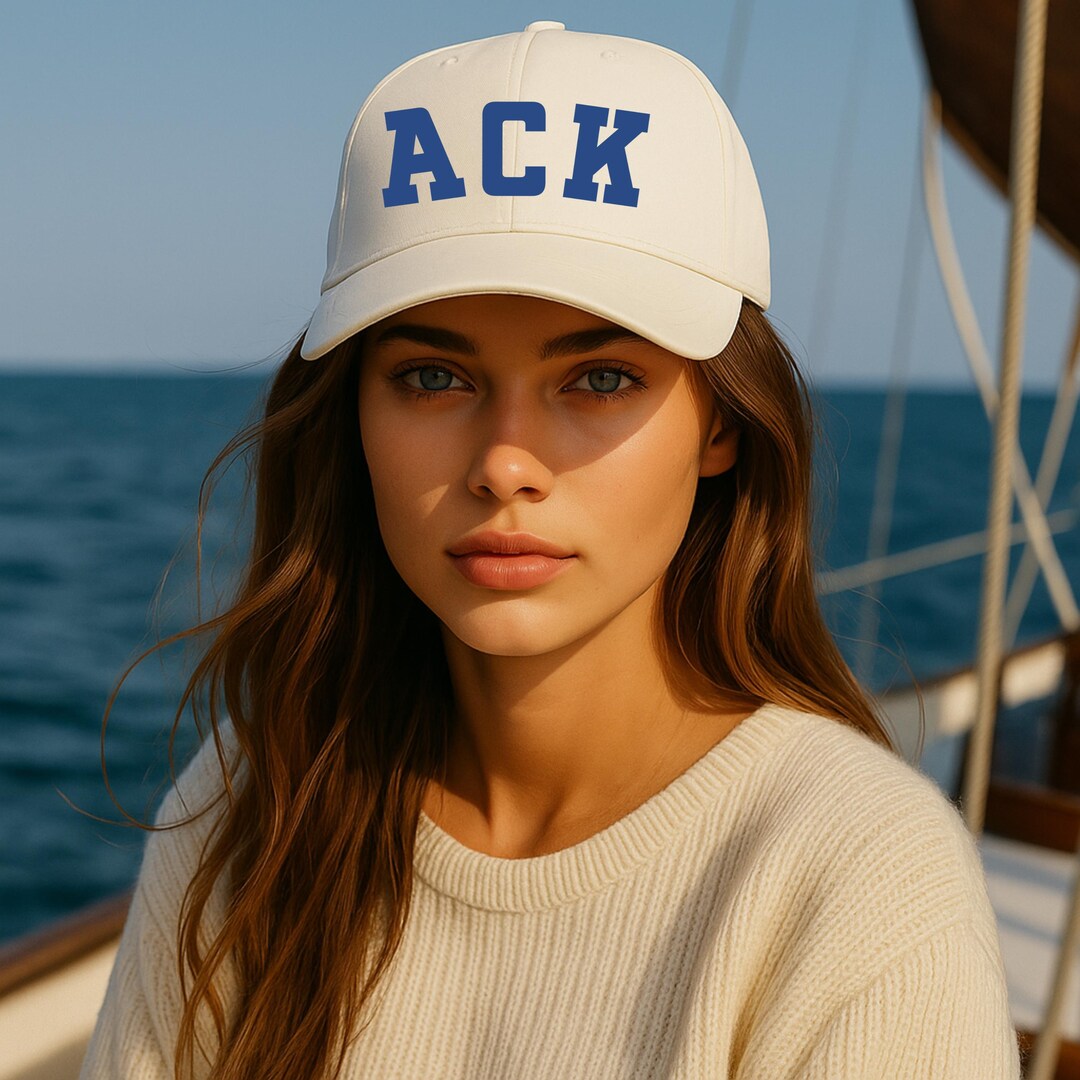 ACK Nantucket Hat Personalized Hat Custom Embroidered Hat Nantucket ...