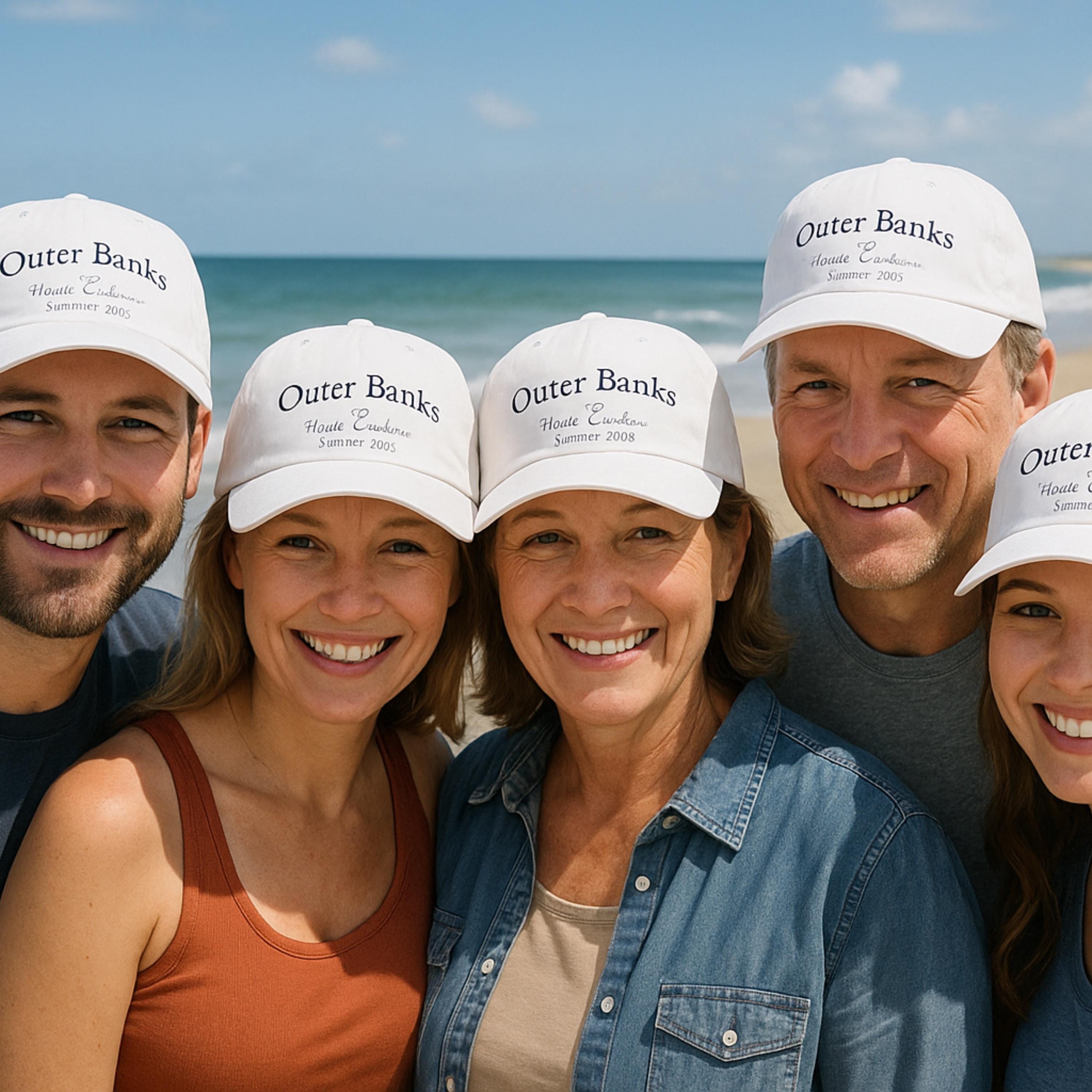 Outer Banks Hat – Summer 2025 Embroidered Pelican Cap – Outer Banks NC ...