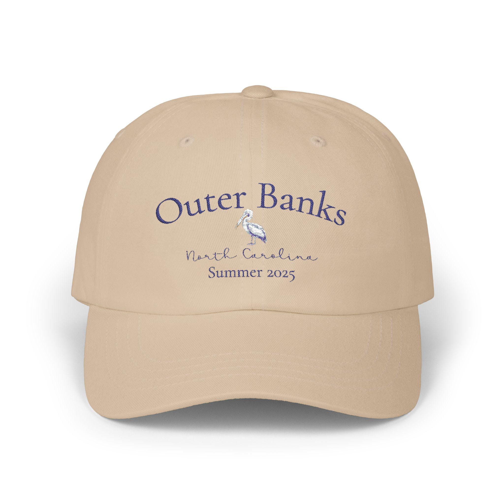 Outer Banks Hat – Summer 2025 Embroidered Pelican Cap – Outer Banks NC ...