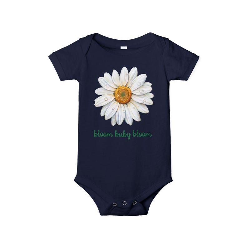 Bloom Baby Onesie Daisy Baby Outfit Spring Baby Outfit Baby Shower Gift ...