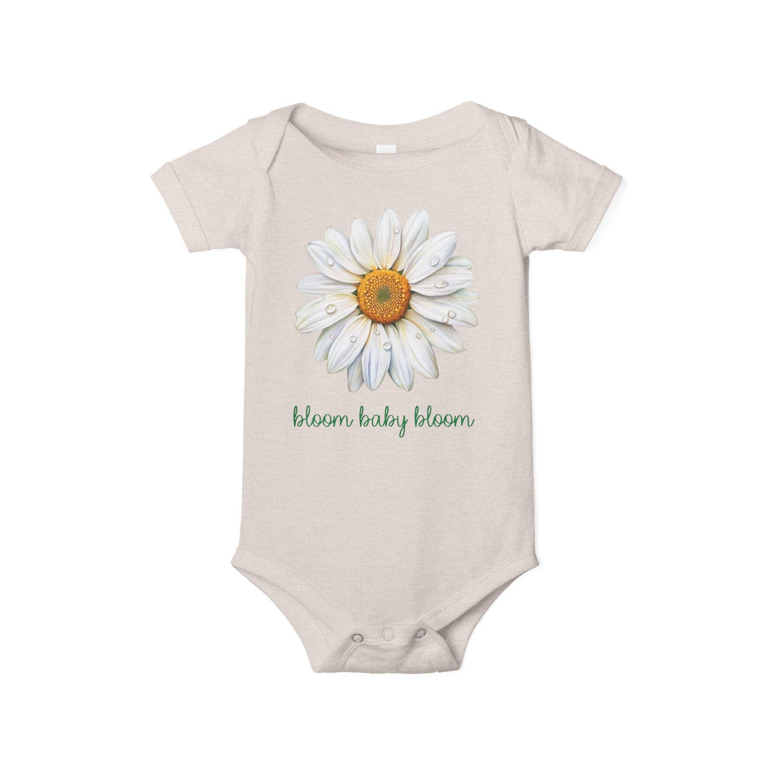 Bloom Baby Onesie Daisy Baby Outfit Spring Baby Outfit Baby Shower Gift ...