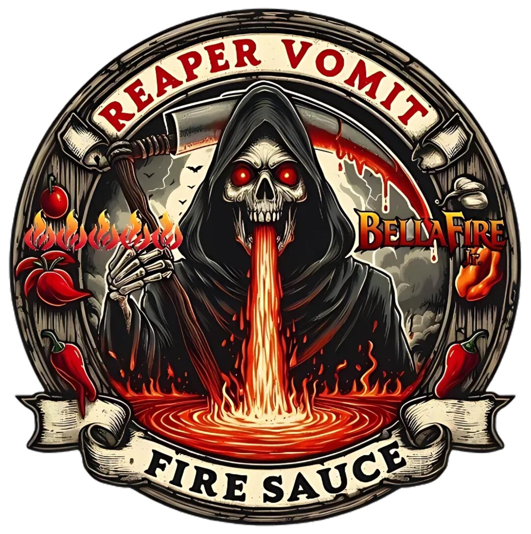 Reaper Vomit Fire Sauce - Etsy