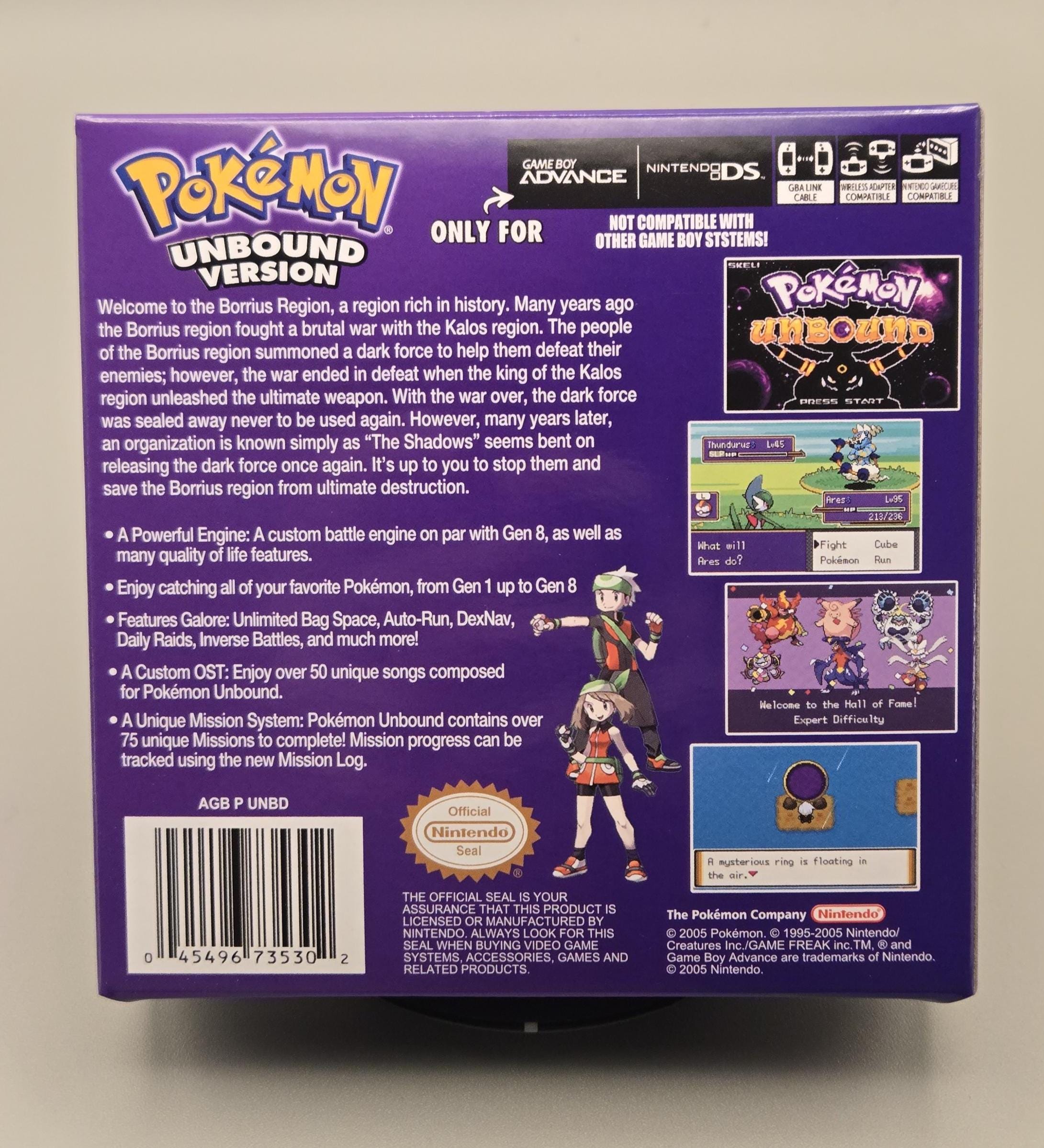 Pokemon Unbound Custom Box and Inner Tray **no Game Included** - Etsy