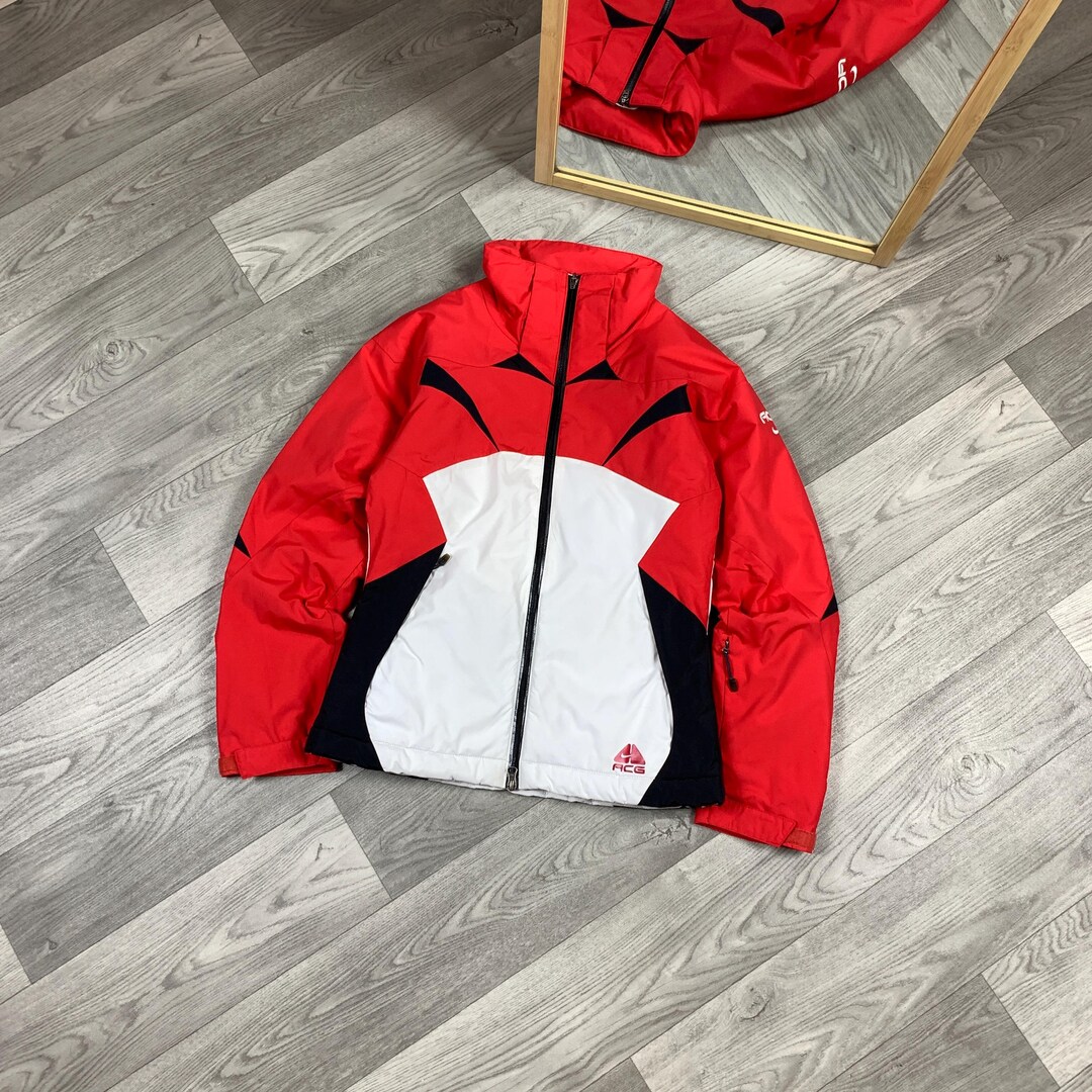 Vintage Nike ACG 90s Gorpcore Red Women's Ski Jacket S - Etsy