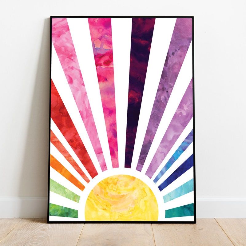 Sun Poster - Etsy