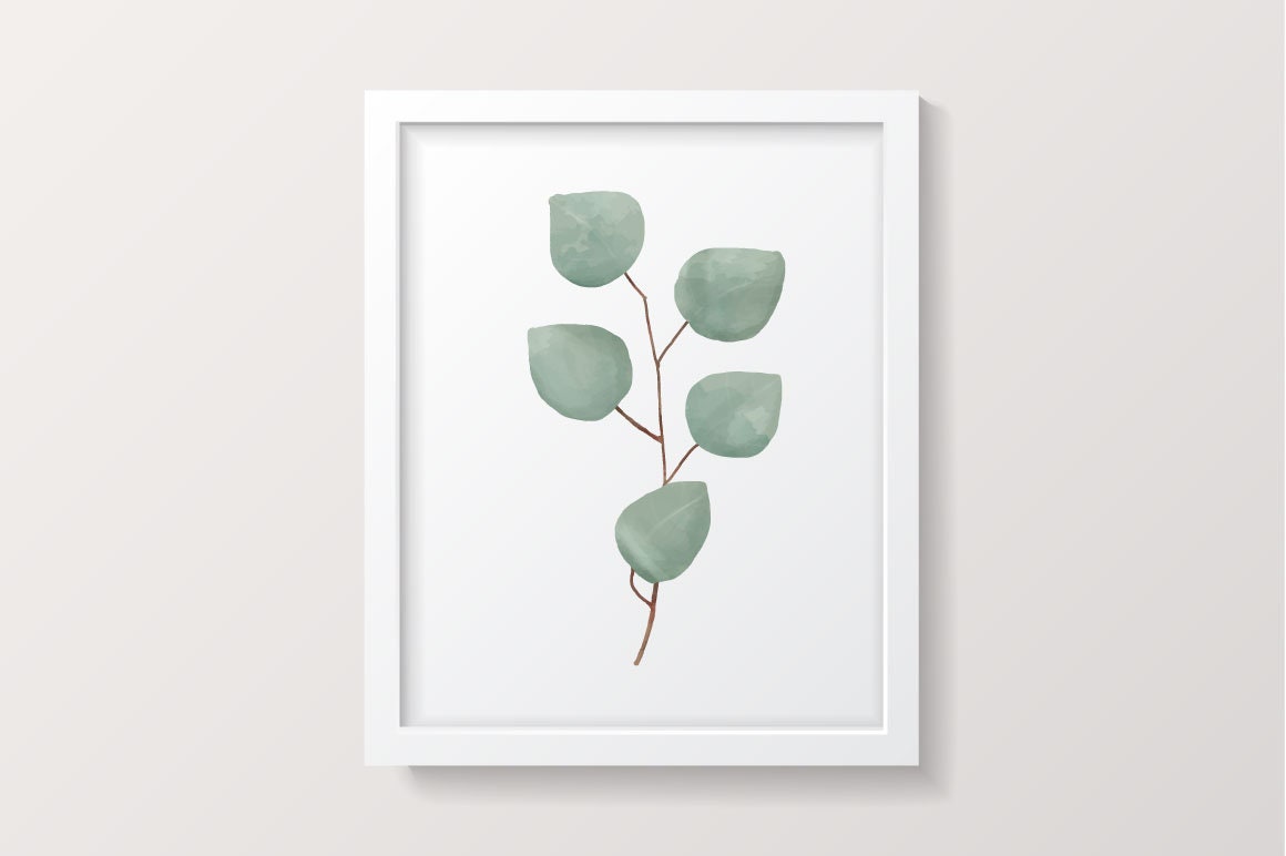 Botanical Printable Set of 3 Images Leaf Print Set Wall Art Prints ...