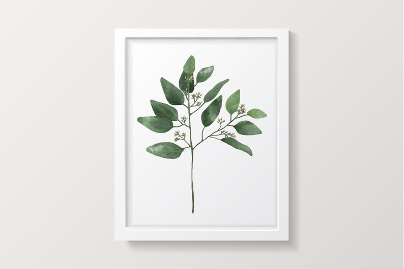 Botanical Printable Set of 3 Images Leaf Print Set Wall Art Prints ...