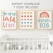 Months and Days of the Week Playroom Wall Art Educational Home School ...