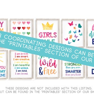 Playroom Wall Decor Alphabet Sun Numbers Watercolor Rainbow - Etsy