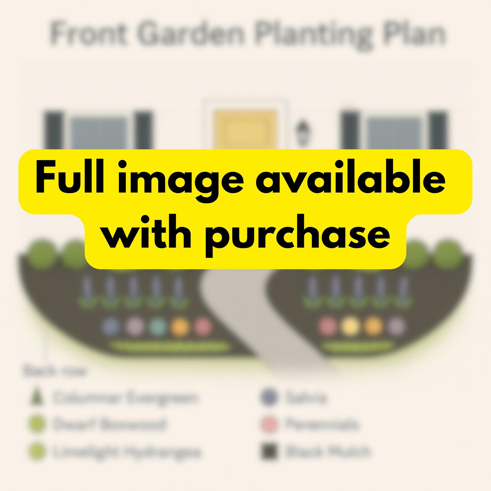 Premade Landscape Design, Front Landscape, Zone 5-9, Curb Appeal ...