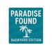 Pool Sign, Paradise Found Sign, Backyard Sign, Summer Wall Art, Pool ...