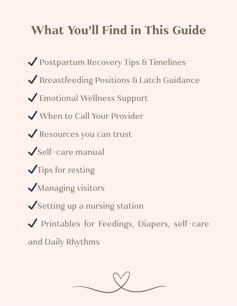 Postpartum Recovery Guide, Breastfeeding Basics Course, New Mom ...