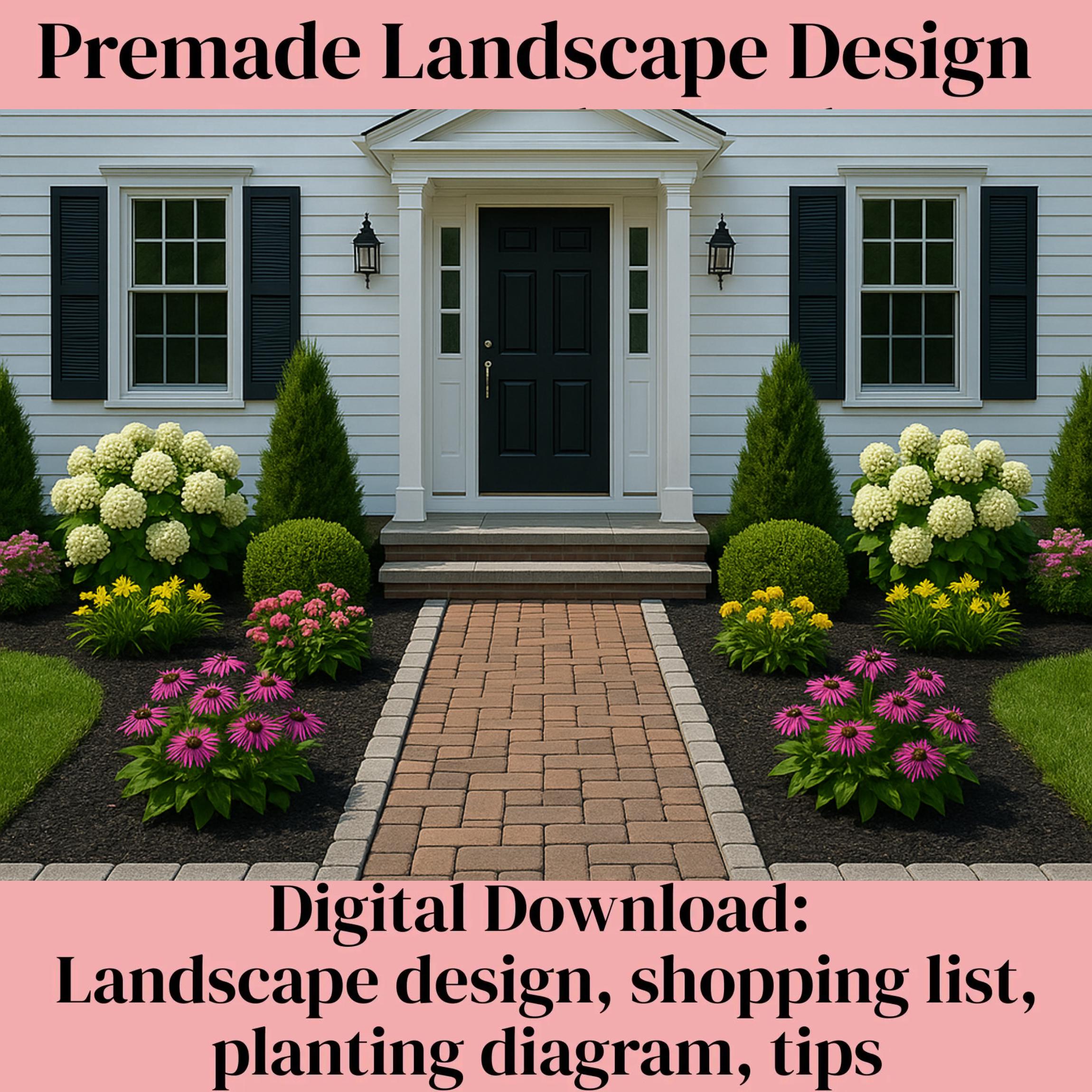 DIY Landscape Design, Front Landscape, Curb Appeal Landscaping ...