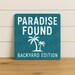 Pool Sign, Paradise Found Sign, Backyard Sign, Summer Wall Art, Pool ...