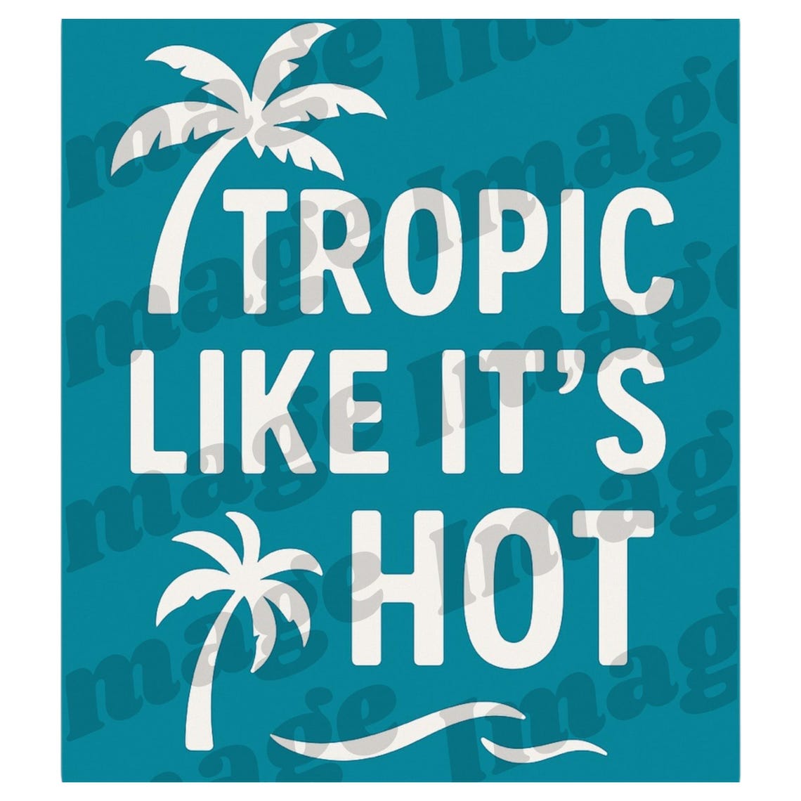 Tropic Like It’s Hot Pool Sign, Printable Summer Wall Art, Funny ...