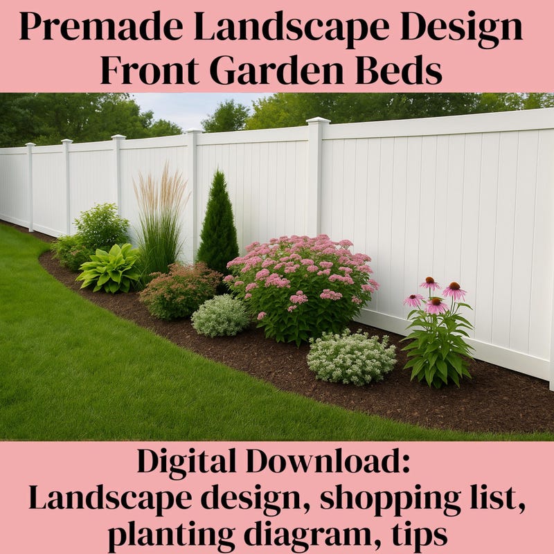 Premade Fence Landscape - Etsy