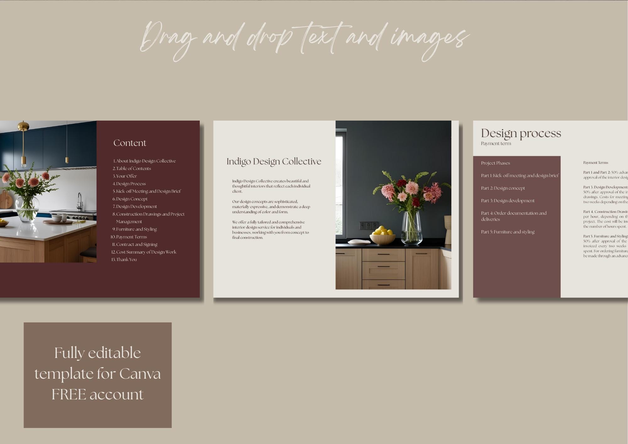 Interior Design Project Proposal Template | Interior Design Fee ...